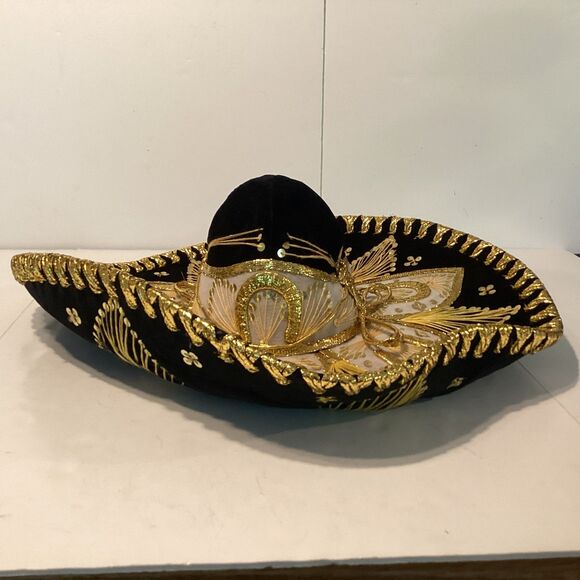 Pigalle | Accessories | Vintage Sombrero Pigalle Xxxxx Mariachi Black ...
